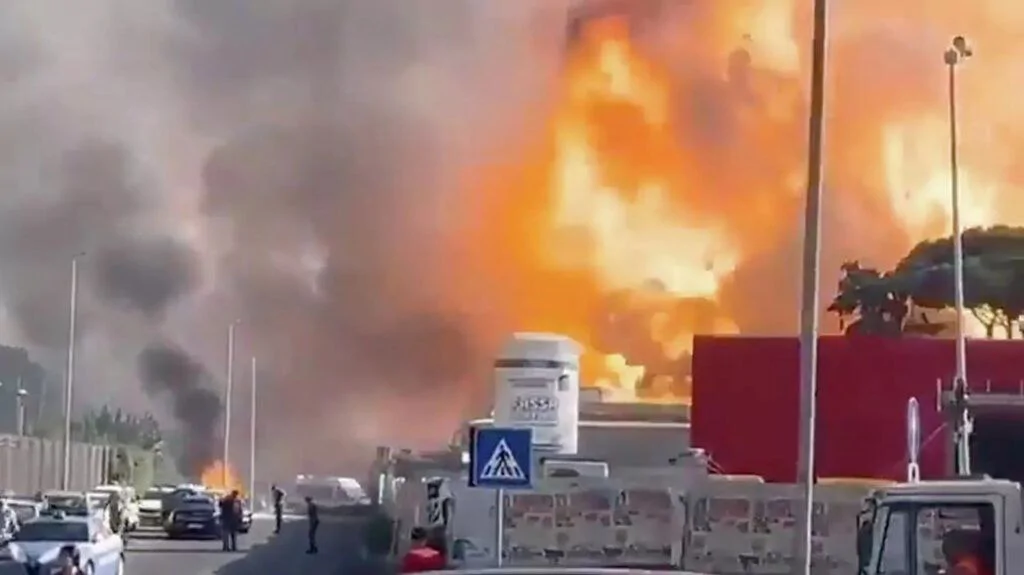 Rome Gas Station Explosion: 21 Injured